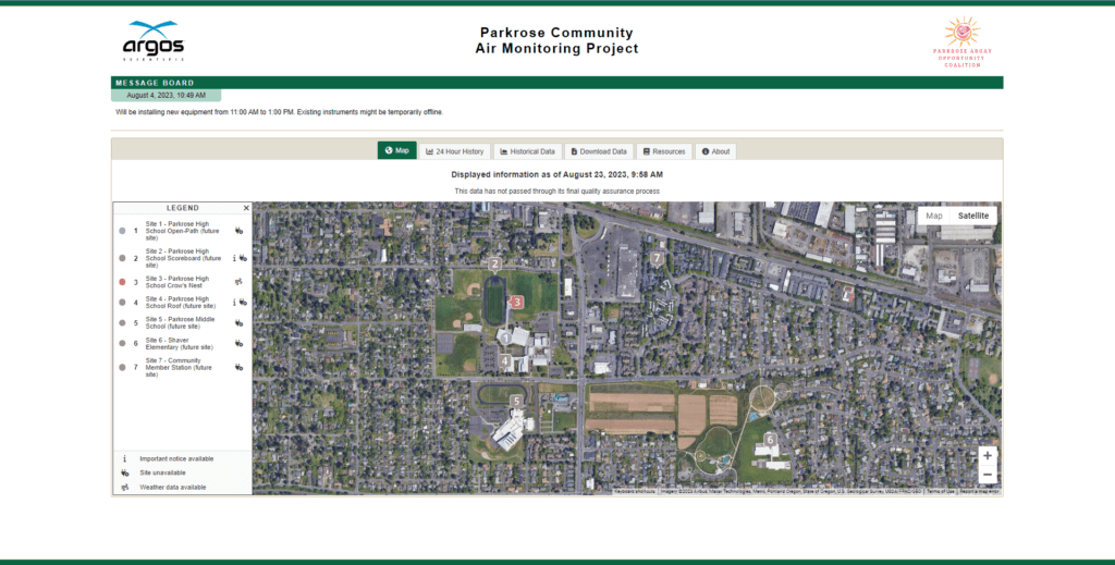 Community Air Monitoring – Argos Scientific, Inc.